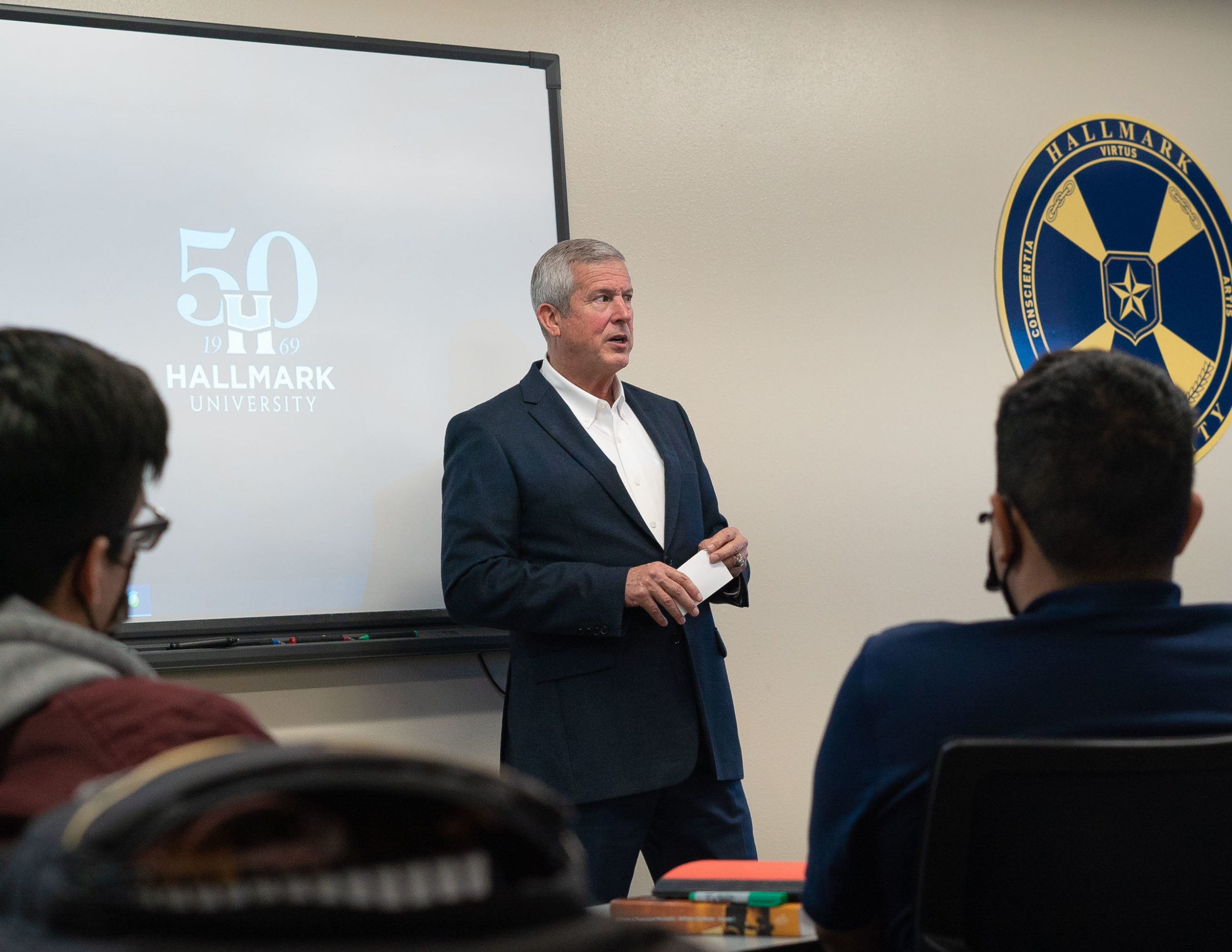Lockheed Martin Visits with Aviation Students - Hallmark University